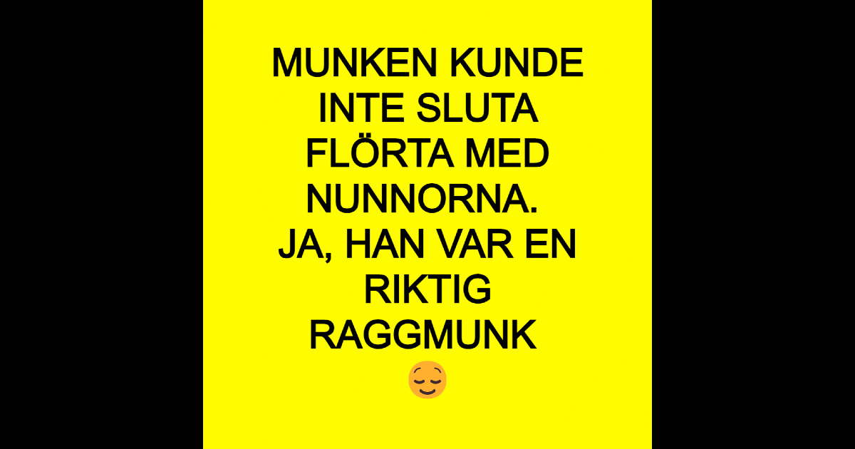 En riktig raggmunk - Grabbhumor